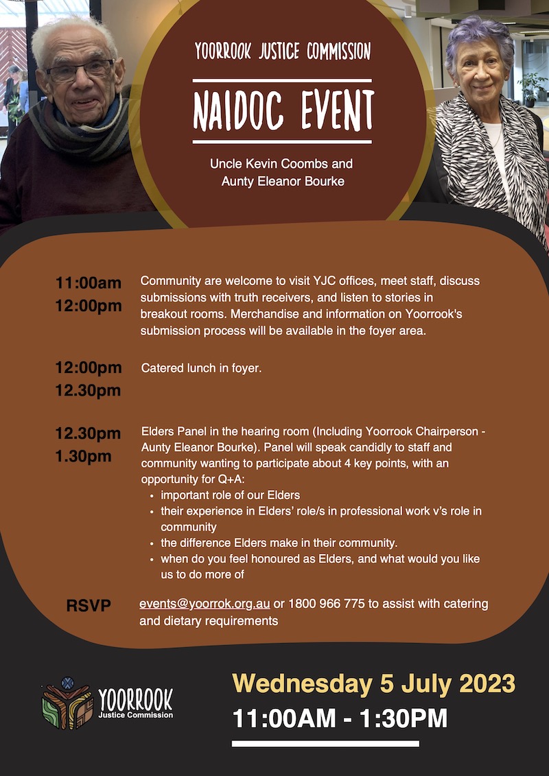 Yoorrook NAIDOC Day 2023 - COLLINGWOOD - Deadly Story